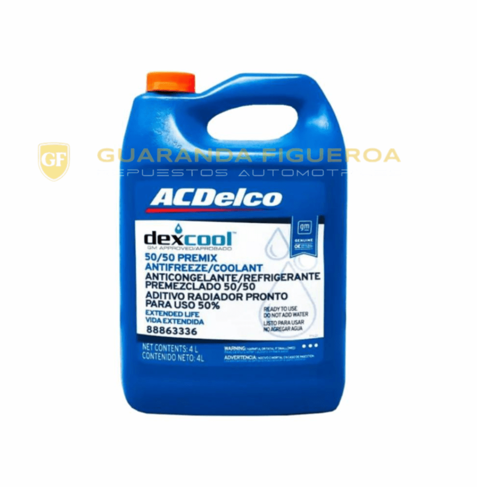 REFRIGERANTE ACDELCO DEXCOOL 50/50 - GUARANDA FIGUEROA